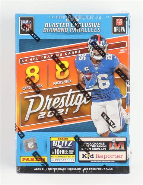 Panini Prestige Football Blaster Box With Packs Pristine Auction