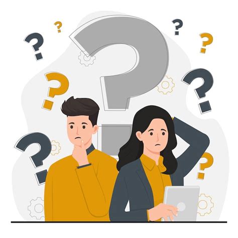Premium Vector People Asking Questions Concept And Answers Vector