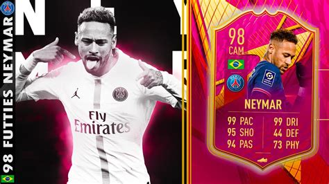 98 FUTTIES NEYMAR PLAYER REVIEW FIFA 22 ULTIMATE TEAM YouTube