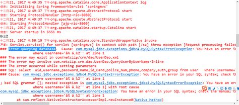 Org Springframework Jdbc Badsqlgrammarexception Csdn