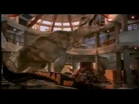 Jurassic Park Parque Jurásico final escena T REX V O YouTube