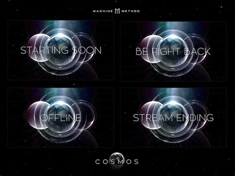 Cosmos Streaming Package Includes Twitch Overlays With Etsy
