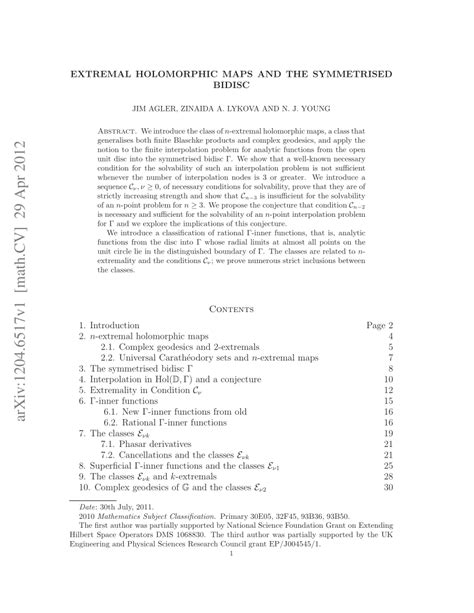 pdf extremal holomorphic maps and the symmetrised bidisc
