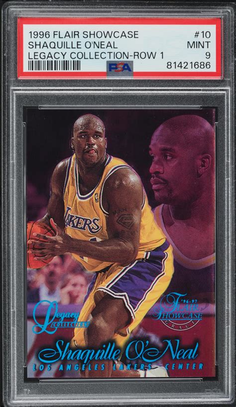 Flair Showcase Legacy Collection Row Shaquille O Neal