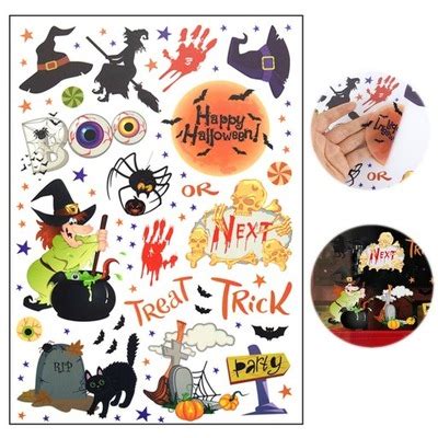 NAKLEJKI ŻELOWE na okno miękkie HALLOWEEN ozdoby 12405793472