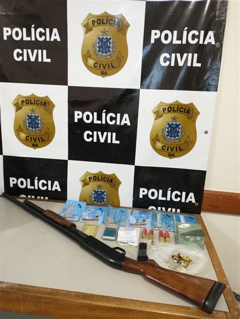 Eunápolis Polícia Civil apreende arma e munições após duas facções