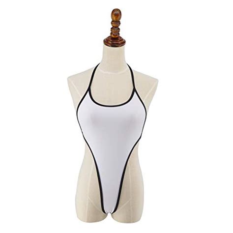Sherrylo High Cut Monokini Micro One Piece Swimsuit Mini Beach Bodysuit Swimwear Women Best Deal