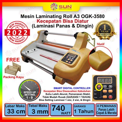 Jual Mesin Laminasi Laminating Roll A Fm Fm Fm Ogk