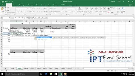 vlookup in ms excel 2016 in hindi with sujeet kumar youtube