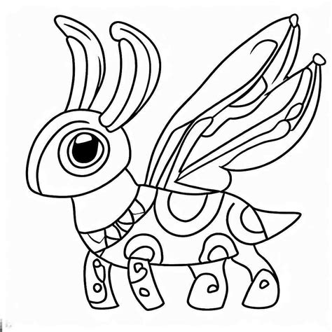 Dibujos De Alebrijes Para Colorear Faciles De Hacer Adelante