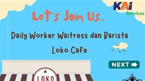KAI Services Buka Lowongan Kerja Posisi Waitress Dan Barista