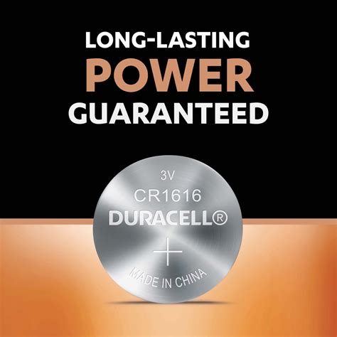 Duracell Specialty 1616 Lithium Coin Battery 3V Duracell IN