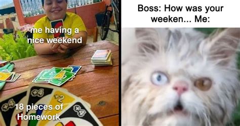 40 Of The Wittiest And Smartest Weekend Memes To Make Your Day Bored