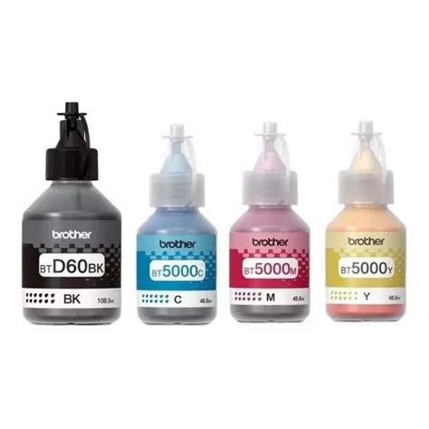 Kit De 4 Tintas Brother Bt5001 d60 c M Y B Envío gratis