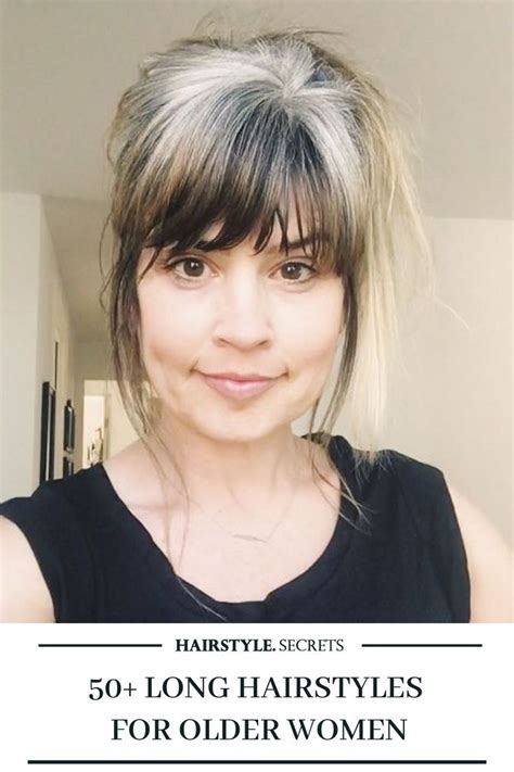 Flattering Long Hairstyles For Older Women