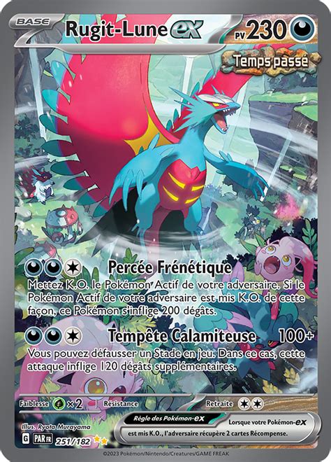 JCC Pokémon tf Pokédex 1005 Rugit Lune fr Roaring Moon en