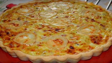 Tarte aux poireaux et fromage de chèvre et lardons Délicieuse