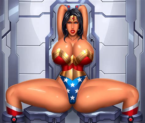 Rule 34 1girls Arms Behind Head Black Hair Blue Eyes Bondage Breasts Bigger Than Head Cameltoe