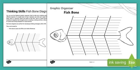 Cfw Thinking Skills Fish Bone Diagram Teacher Made
