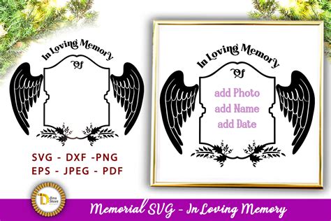 Free Cricut SVG File For Memorial Projects In Loving Memory Photo