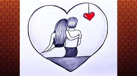 Cómo dibujar una pareja enamorada Cómo dibujar mejores amigos YouTube