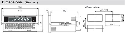 Counter Autonics L4BM Bộ đếm 100 240VAC