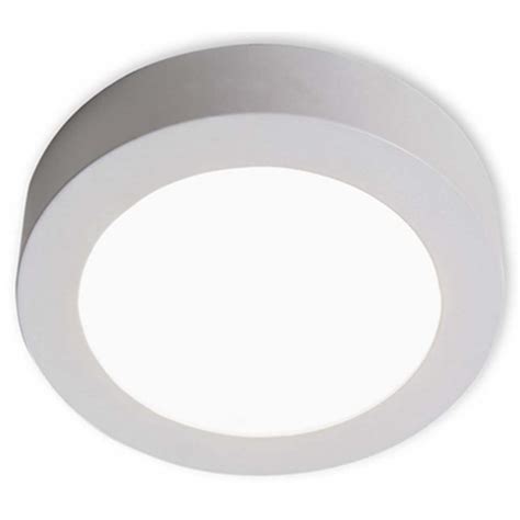Luminária Painel Plafon LED Sobrepor Redondo 24W 6500K Luz Branca