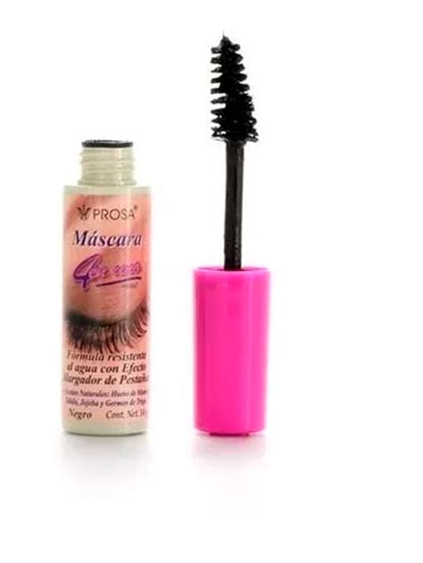 Rimel prosa Mascara de pestañas prosa 4 en 1 Profesional Clasico Tapa rosa
