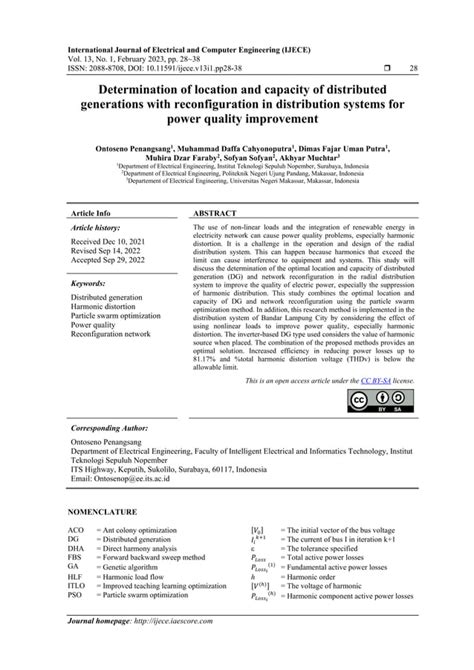 determination of location and capacity of distributed generations with reconfiguration in