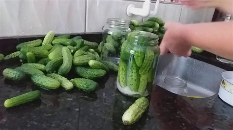 Conserva De Pepino Receita Caseira YouTube