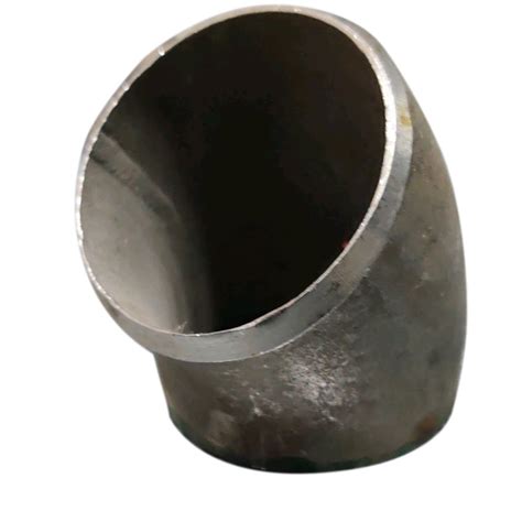 Short Radius Stainless Steel 45 Degree Butt Weld Elbow Nominal Size 2