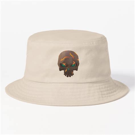 Ashen Foul Bounty Skull Sea Of Thieves Bucket Hat