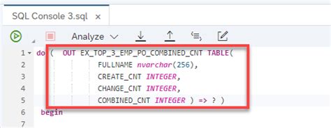 Anonymous Blocks SAP Tutorials