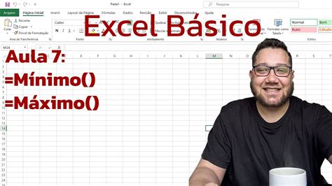 Excel B Sico Aula Fun Es M Nimo E M Ximo Youtube
