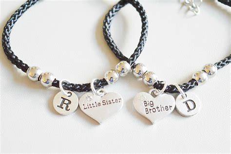 Brother Sister Bracelet Big Brother Little Sister Big Bro Etsy