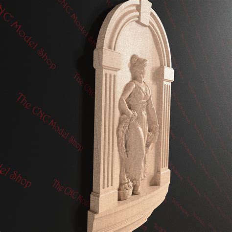 2 Pcs 3d Relief STL Files Of Dancing Girl For CNC Carving Etsy