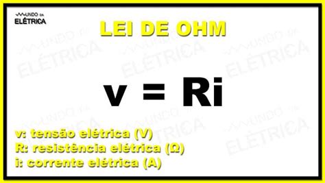 Tens O El Trica Princ Pios B Sicos Blog Da Eletr Nica