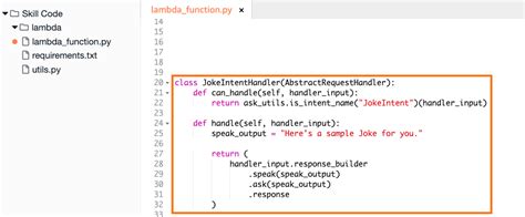 alexa python development build and deploy an alexa skill javatpoint