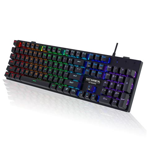 Buy Risophy Mechanical Gaming Keyboard Rgb Keys Ultra Slim Led