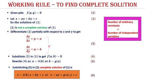 lecture 6 standard types of first order partial differential equations part 1 youtube