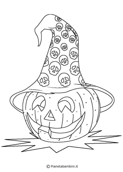 Disegni Di Zucche Di Halloween Da Colorare Pianetabambini It