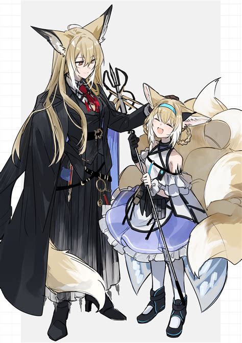 Suzuran And Vulpisfoglia Arknights Drawn By Yakota Usuk Yako Danbooru