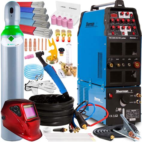 SPAWARKA INWERTOROWA INWERTER SHERMAN TIG 320 AC DC PULSE MMA CHŁODNICA