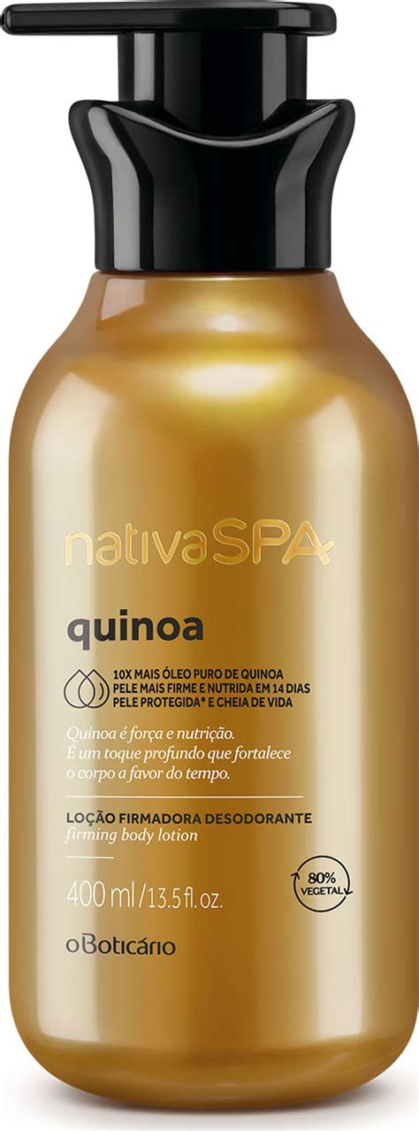 Loção Firmadora Desodorante Corporal Nativa SPA Quinoa 400ml O Boticário