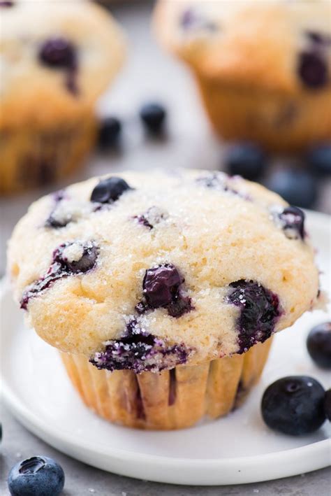 Learn How To Make This Bakery Style Blueberry Muffin Recipe With 10