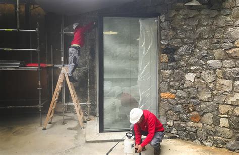 Rehabilitación de fachada con sate cerámico en Gipuzkoa