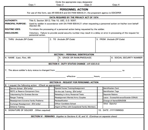 Da Form 4187 Fillable Pdf Hrc Printable Forms Free Online