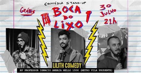 Show Gratuito Stand Up Comedy Boca Do Lixo Em S O Paulo