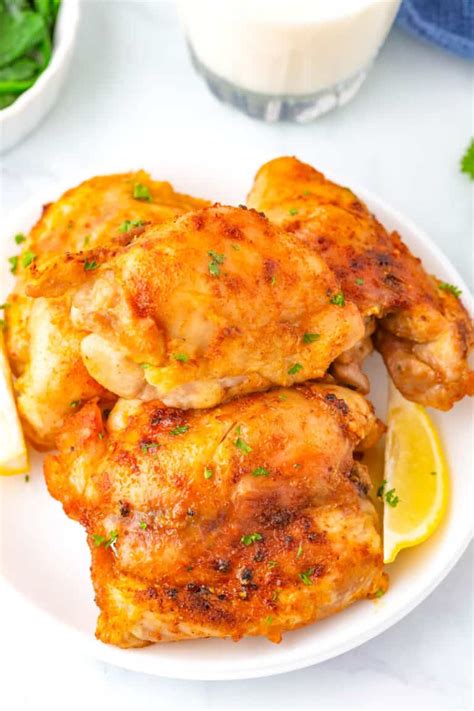Easy Air Fryer Boneless Chicken Thighs Recipe All Things Mamma