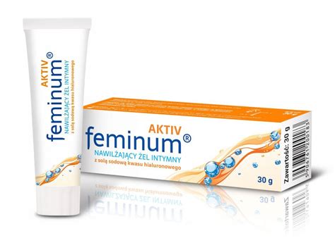Feminum Aktiv nawilżający żel intymny dla kobiet 30 g Infekcje i